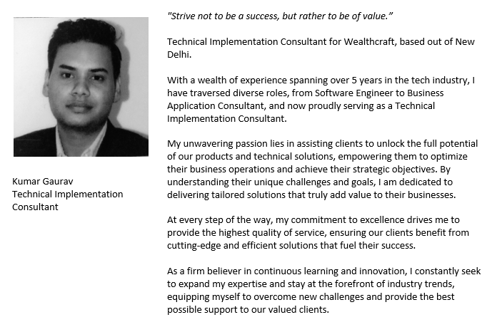 Meet The Technical Implementation Team – wealthcraft